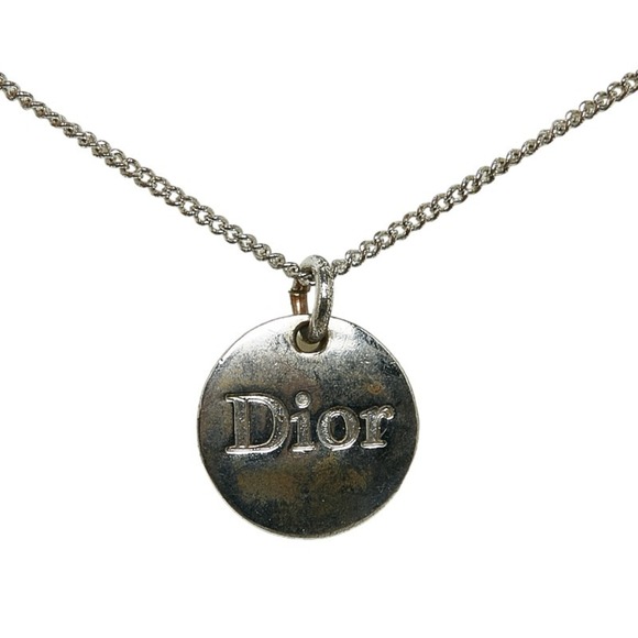 Dior | Jewelry | Christian Dior Dior Necklace Silver Metal Ladies ...